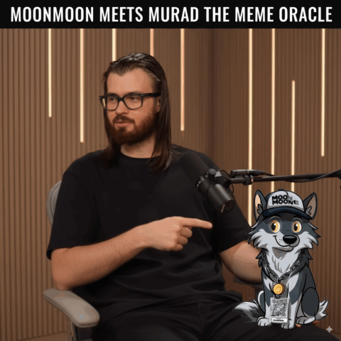 MoonMoon Meets Murad the Meme Oracle - Moon Moon Meme on Moonshot